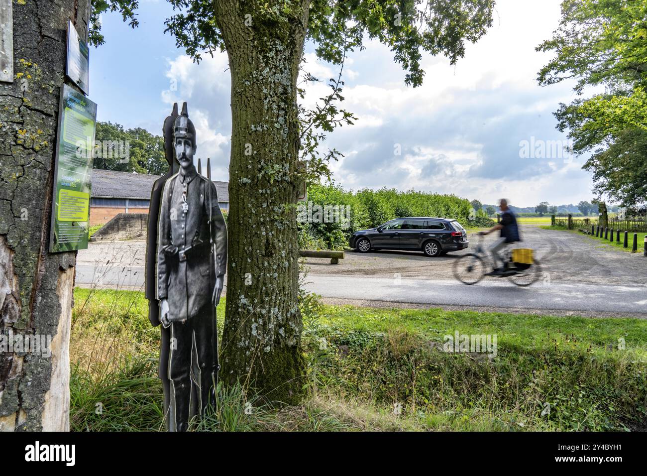 The so-called Green Border, at the former border crossing Grenzweg near ...