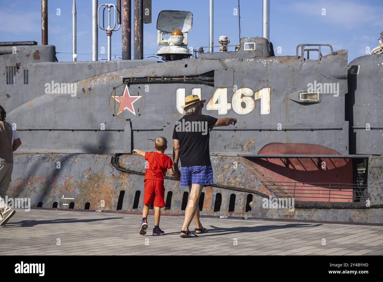 Submarine JULIETT U-461, former Russian submarine, tourist attraction ...