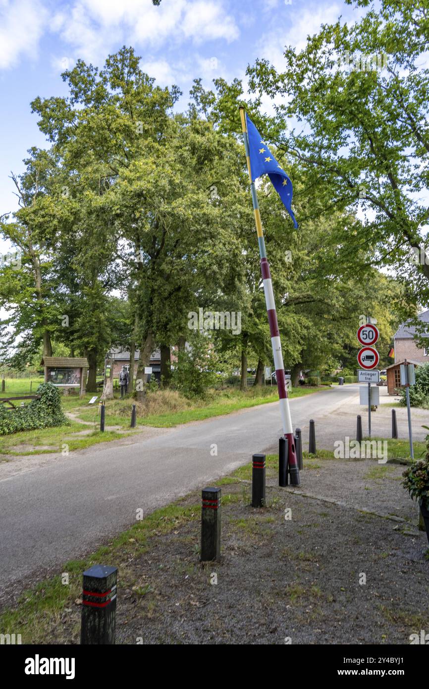 The so-called Green Border, at the former border crossing Grenzweg near ...