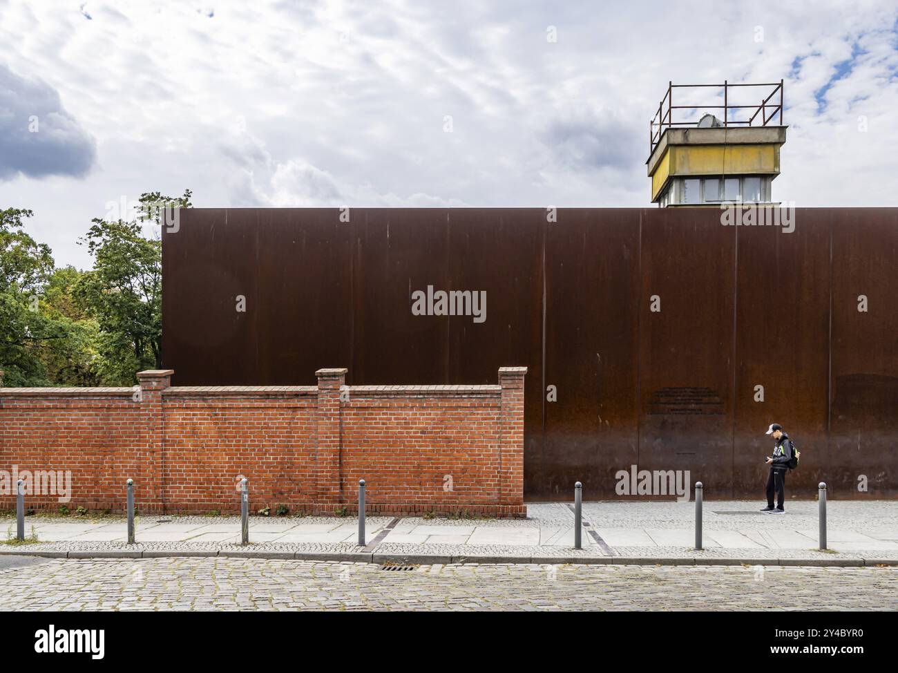 Berlin Wall Memorial, sight and reminder of the division by the Berlin ...