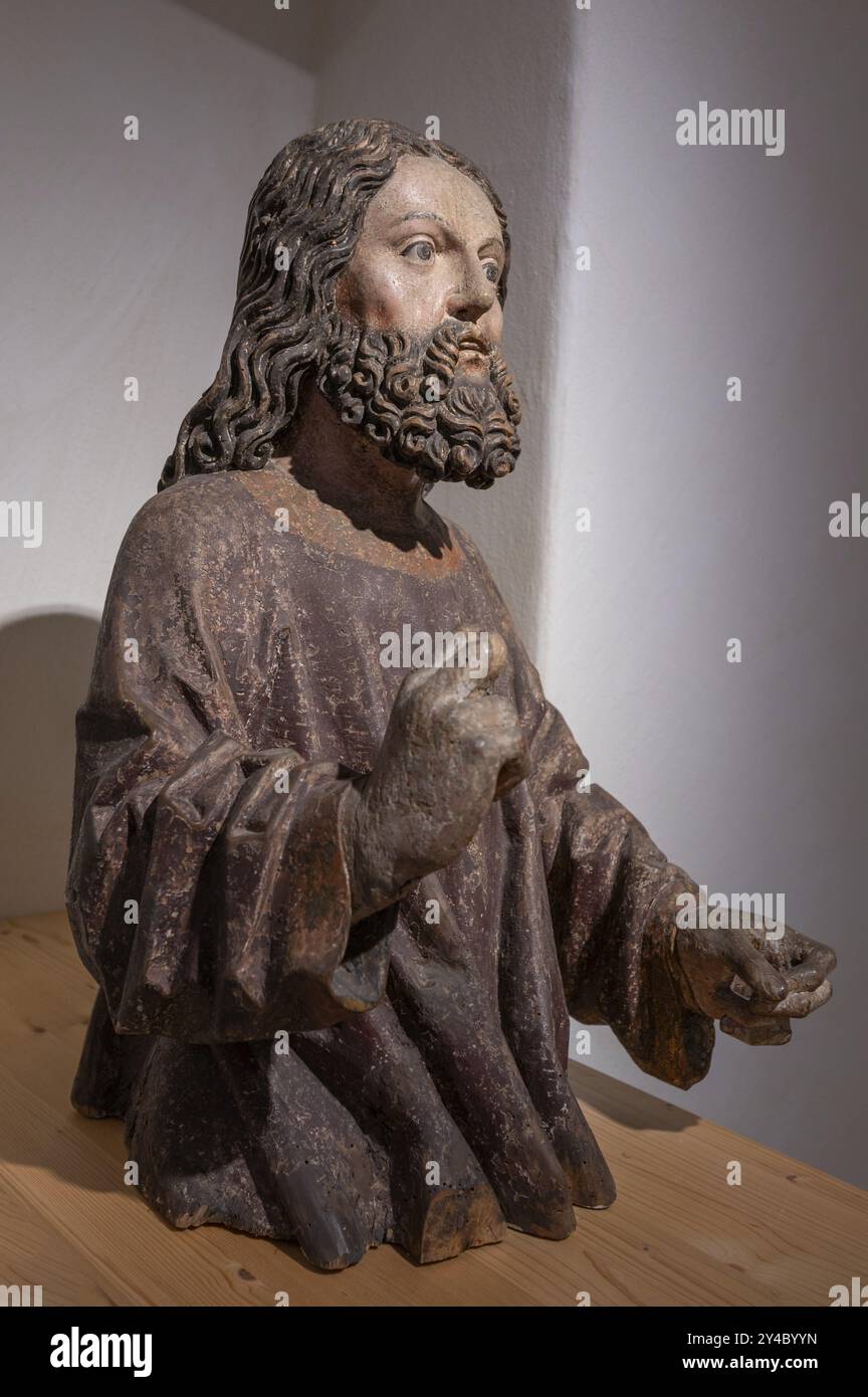Figure of Jesus, around 1470, only the corpus of the palm tree still ...