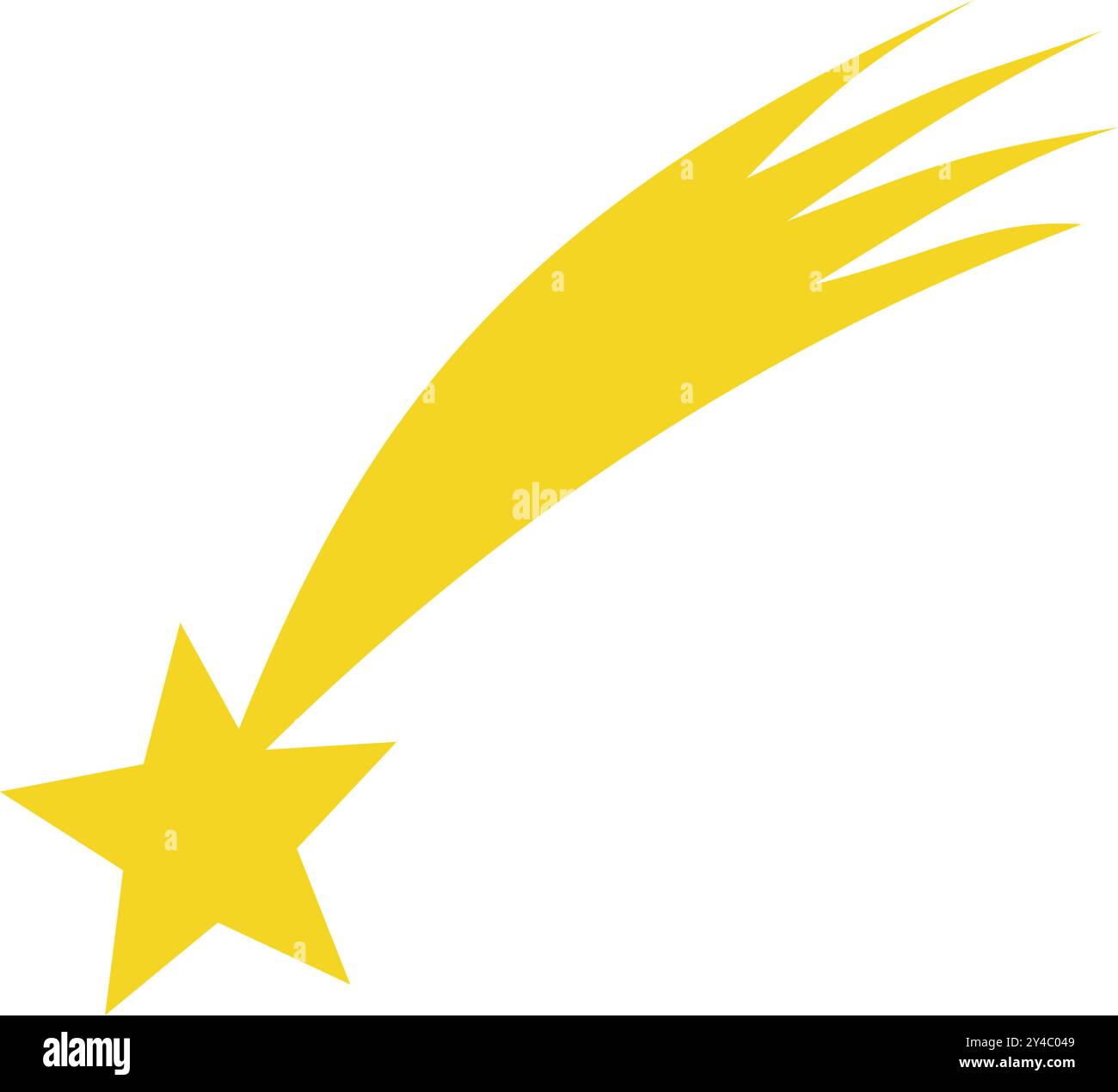 Shooting star Christmas - vector illustration Stock Vector Image & Art ...