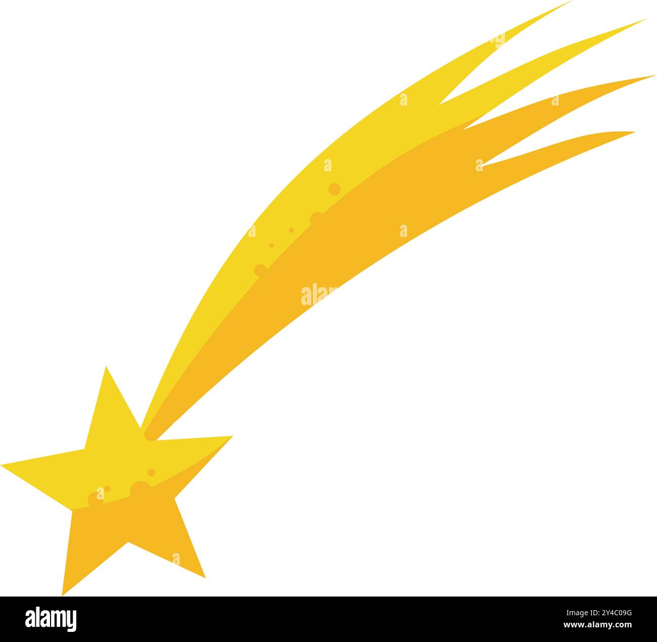 Illustration shooting star not usa hi-res stock photography and images ...
