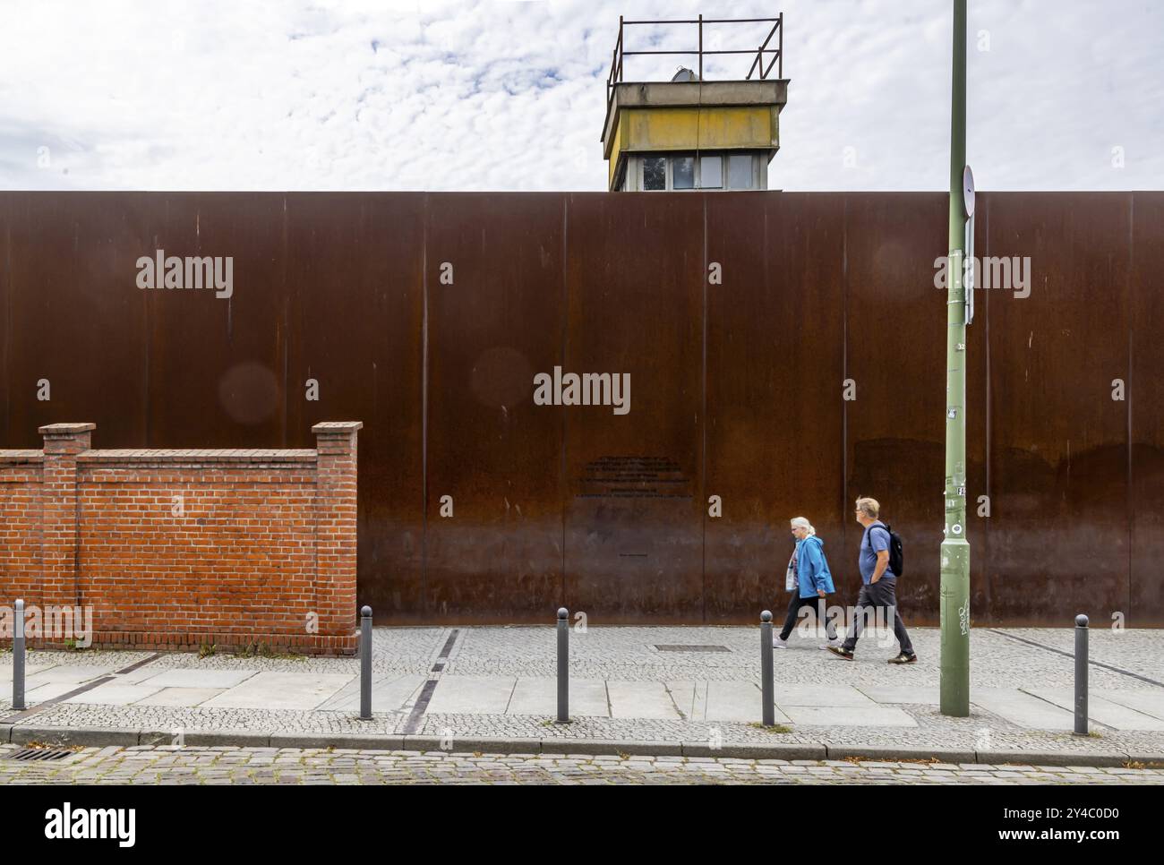 Berlin Wall Memorial, sight and reminder of the division by the Berlin ...