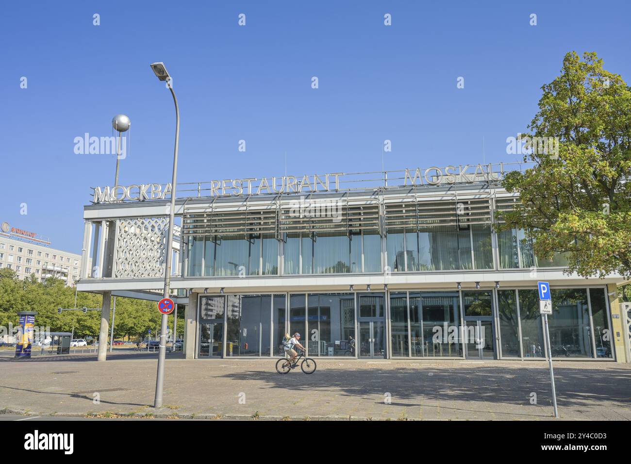 Cafe Moskau, Karl-Marx-Allee, Mitte, Berlin, Germany, Europe Stock ...