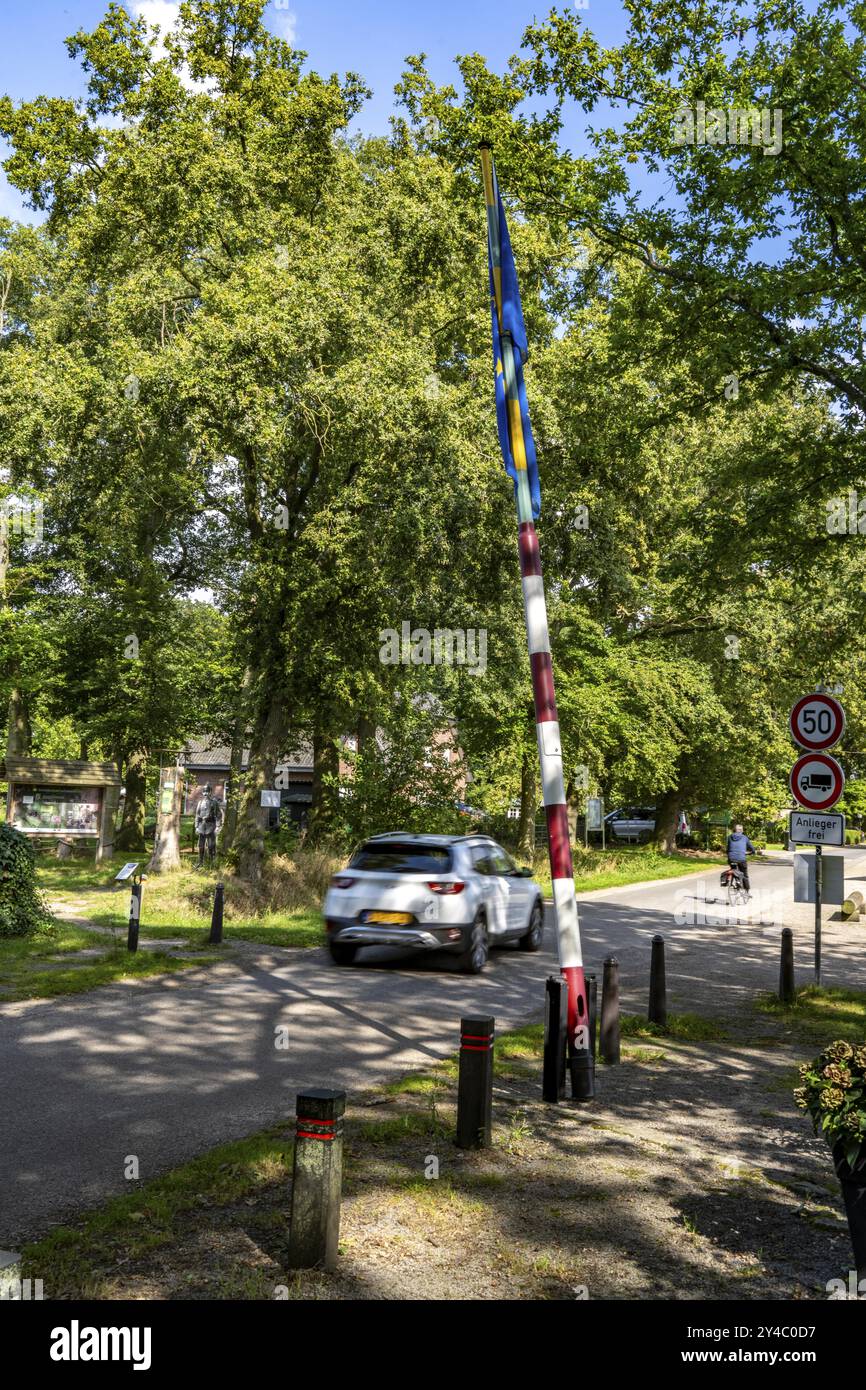 The so-called Green Border, at the former border crossing Grenzweg near ...