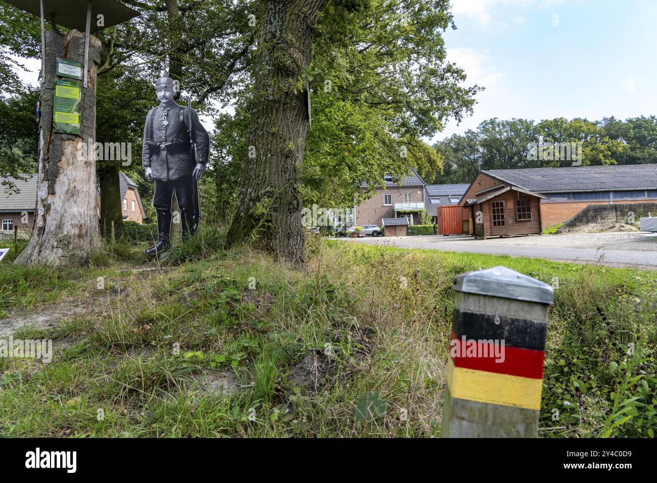 The so-called Green Border, at the former border crossing Grenzweg near ...