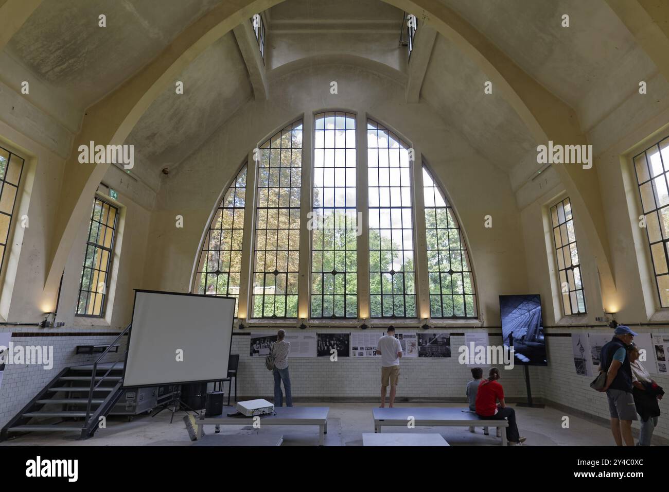 Old sewage treatment plant, former flood pumping and sewage treatment ...