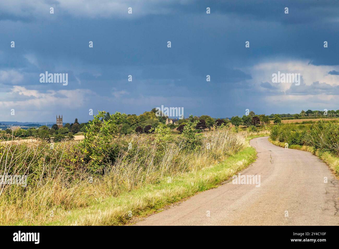 On the Whiston rd heading towards Whishton with the St Mary the Virgin ...