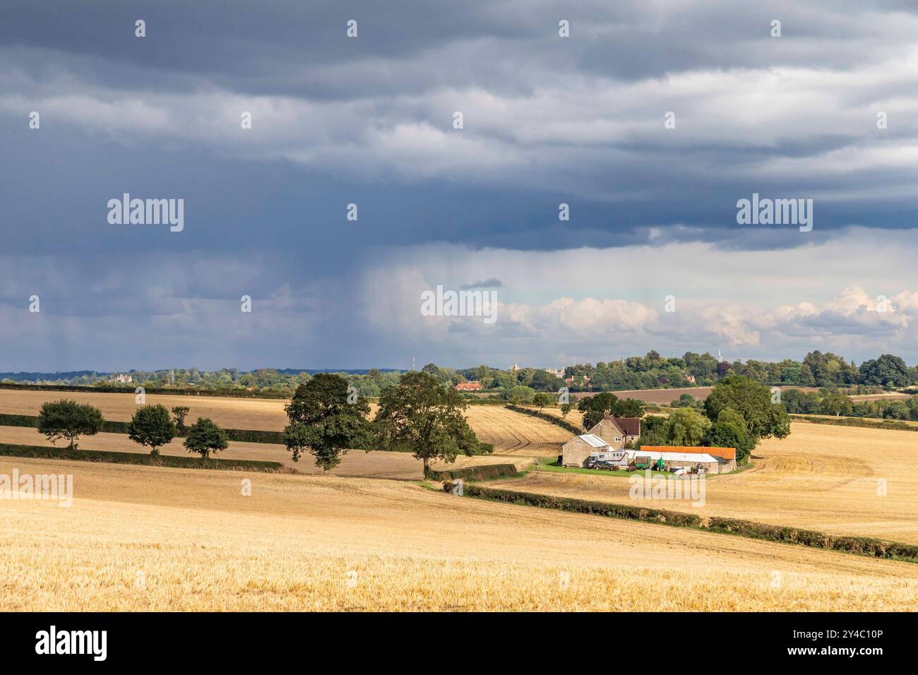 Whiston Slade Farm between Denton and Whiston in Northamptonshire ...
