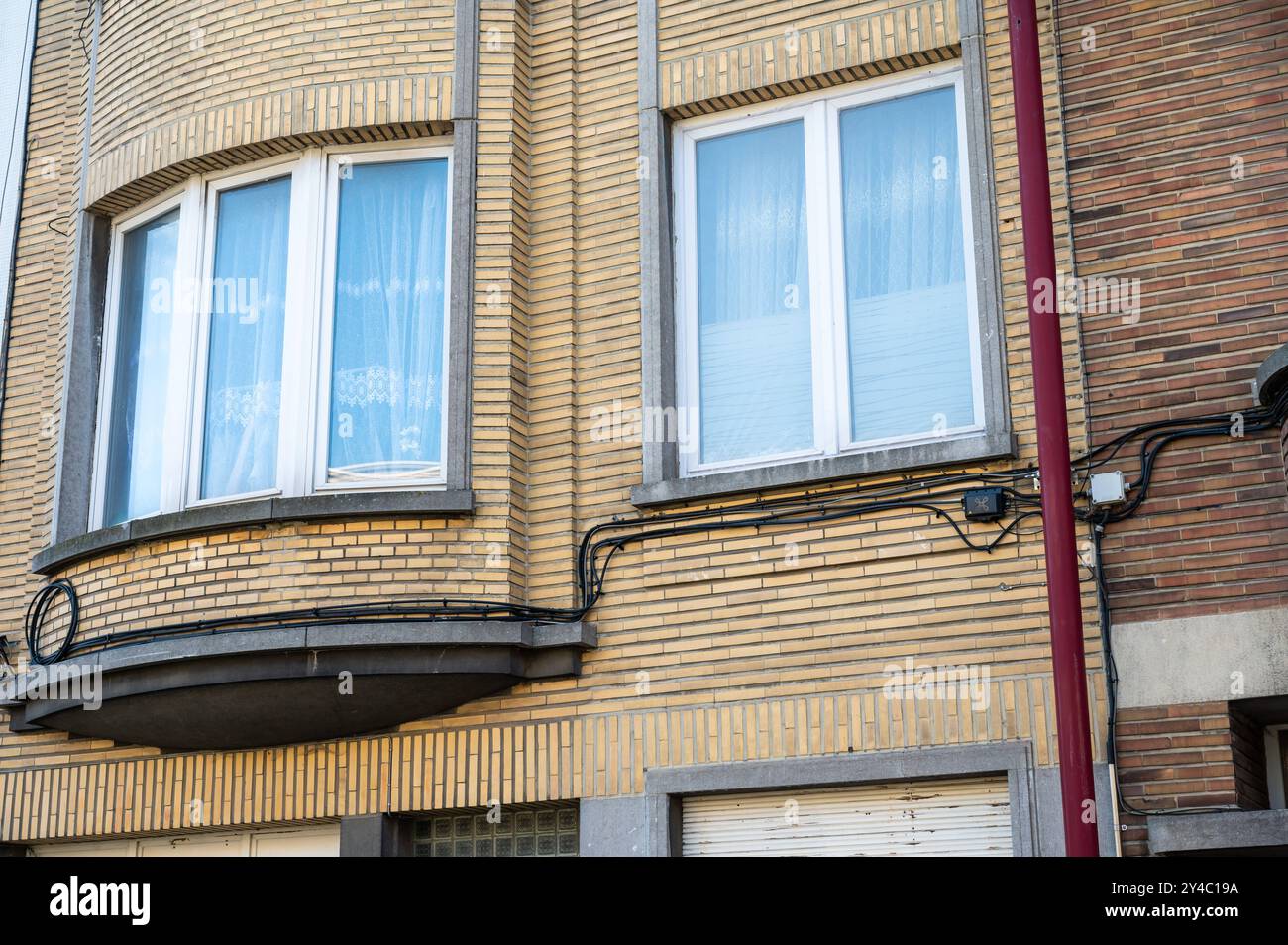 Jette, Brussels, Belgium SEP 15, 2024 - Residential apartment block ...