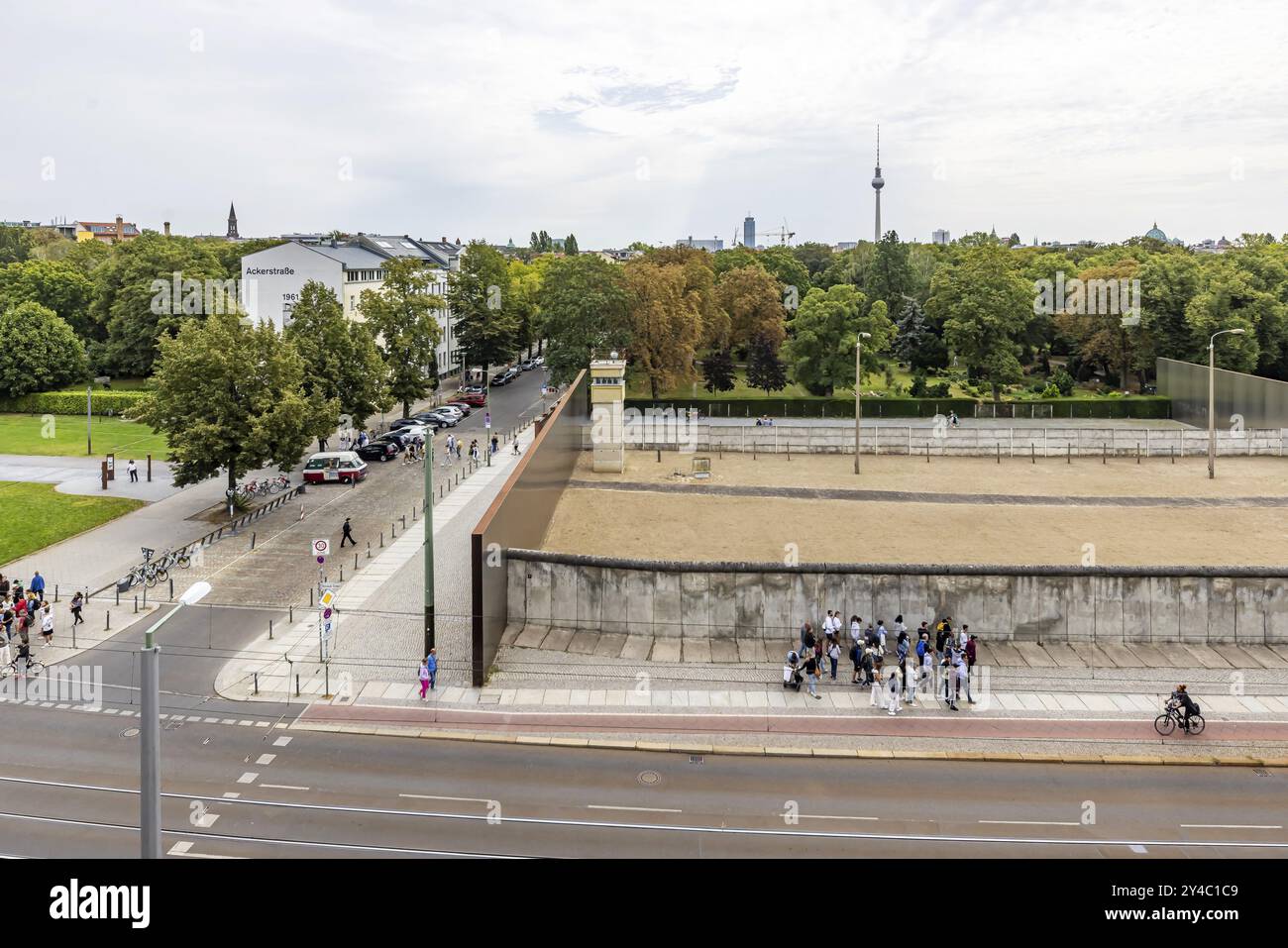 Berlin Wall Memorial, sight and reminder of the division by the Berlin ...