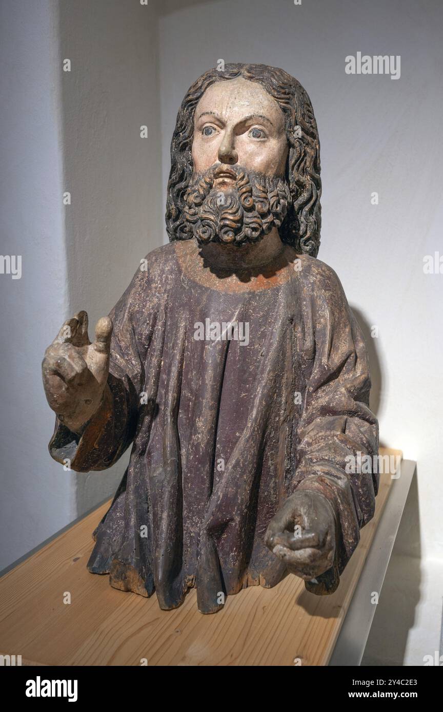 Figure of Jesus, around 1470, only the corpus of the palm tree still ...