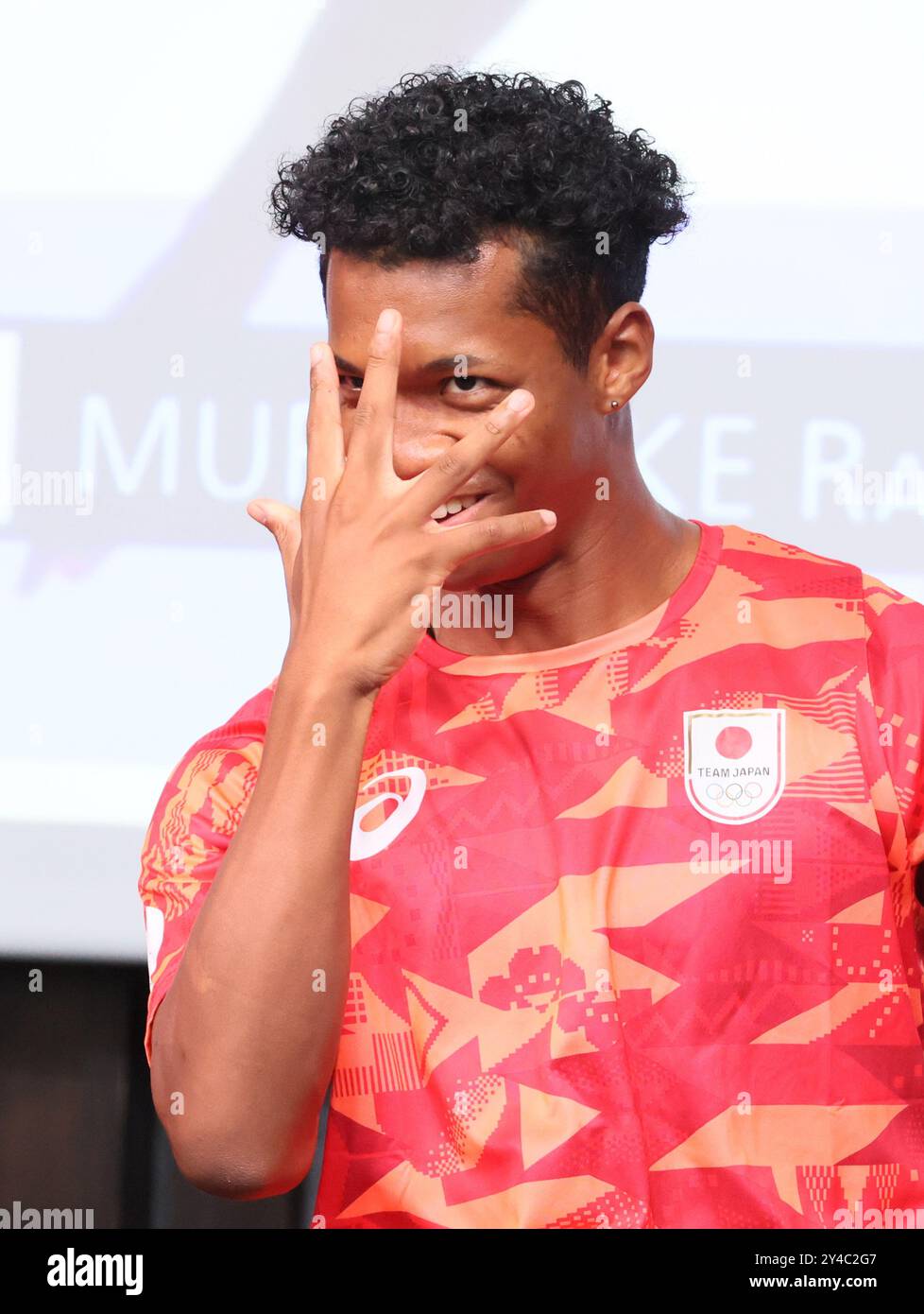 Tokyo, Japan. 17th Sep, 2024. Paris Olympic men's 110m hurdle finalist ...