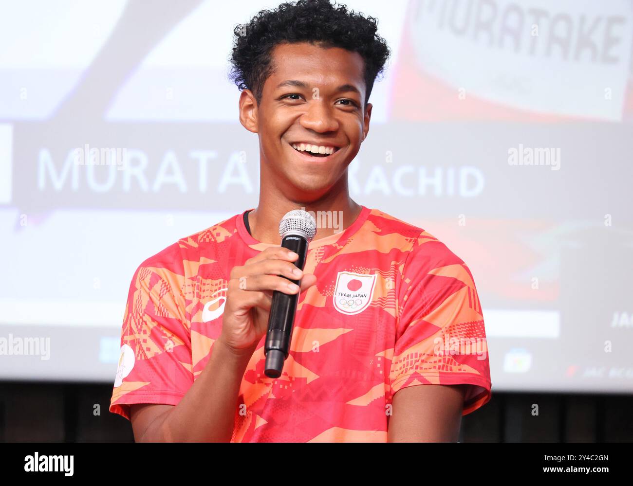 Tokyo, Japan. 17th Sep, 2024. Paris Olympic men's 110m hurdle finalist ...