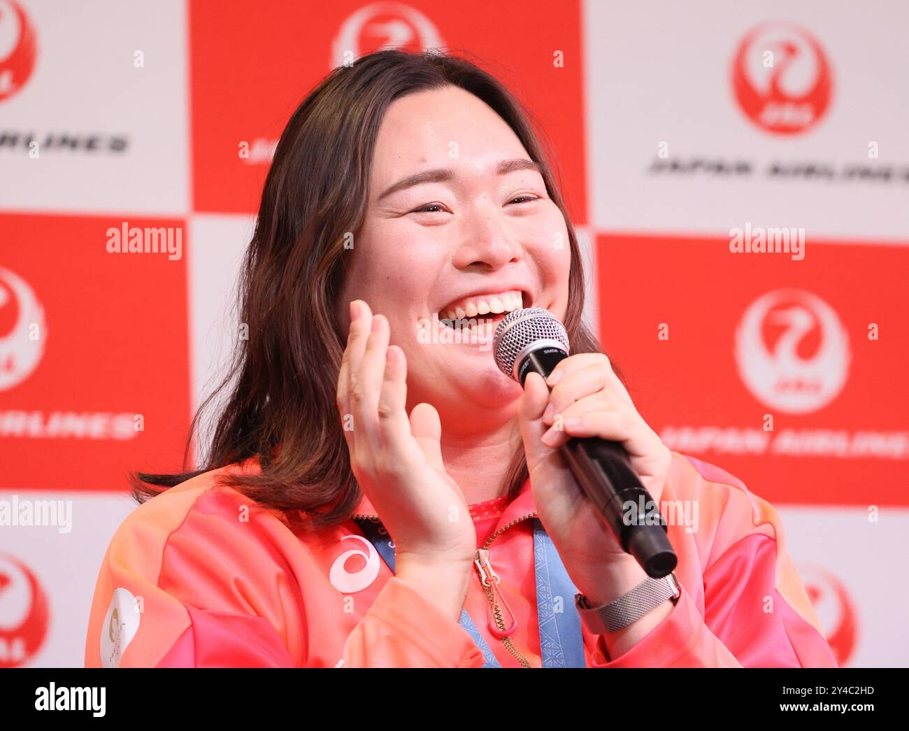 Tokyo, Japan. 17th Sep, 2024. Paris Olympic women's javelin throw gold ...