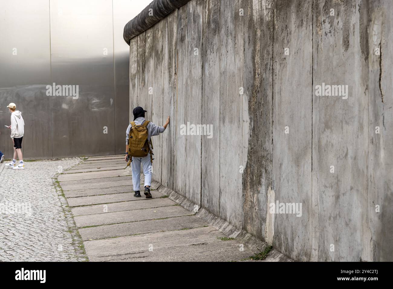 Berlin Wall Memorial, sight and reminder of the division by the Berlin Wall and of the ...