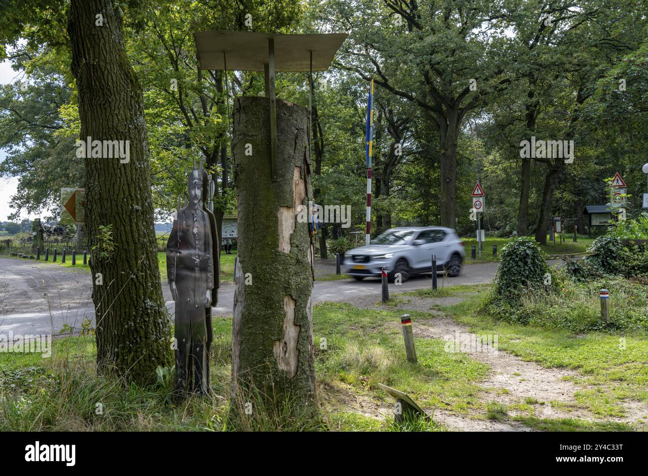 The so-called Green Border, at the former border crossing Grenzweg near ...