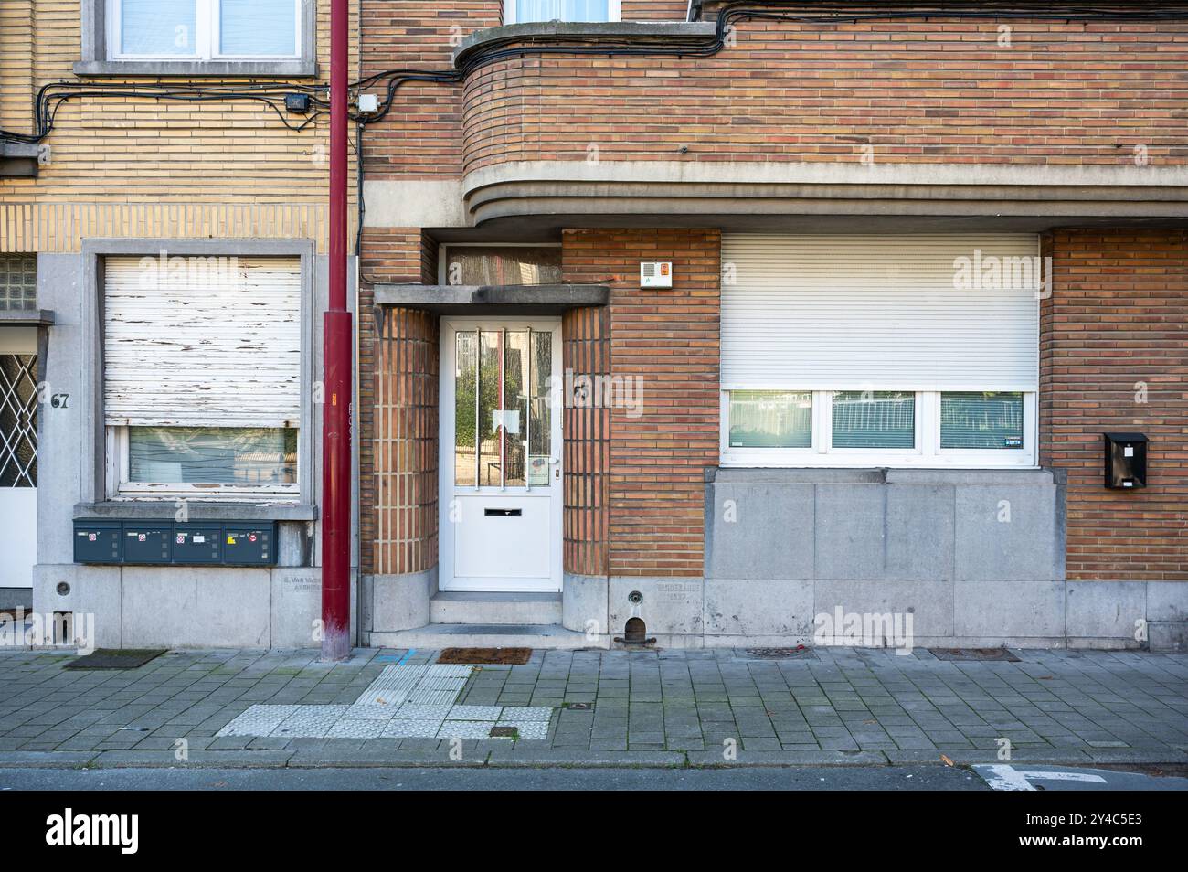 Jette, Brussels, Belgium SEP 15, 2024 - Residential apartment block ...