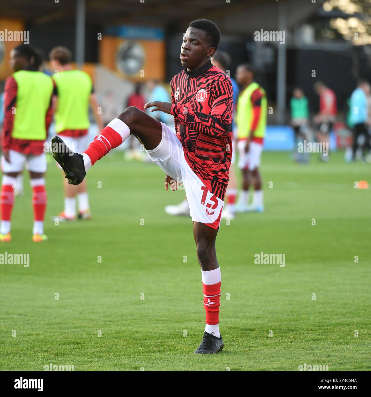 Cambridge, England. 17th Sep 2024. Kahiem Dixon of Charlton Athletic ...