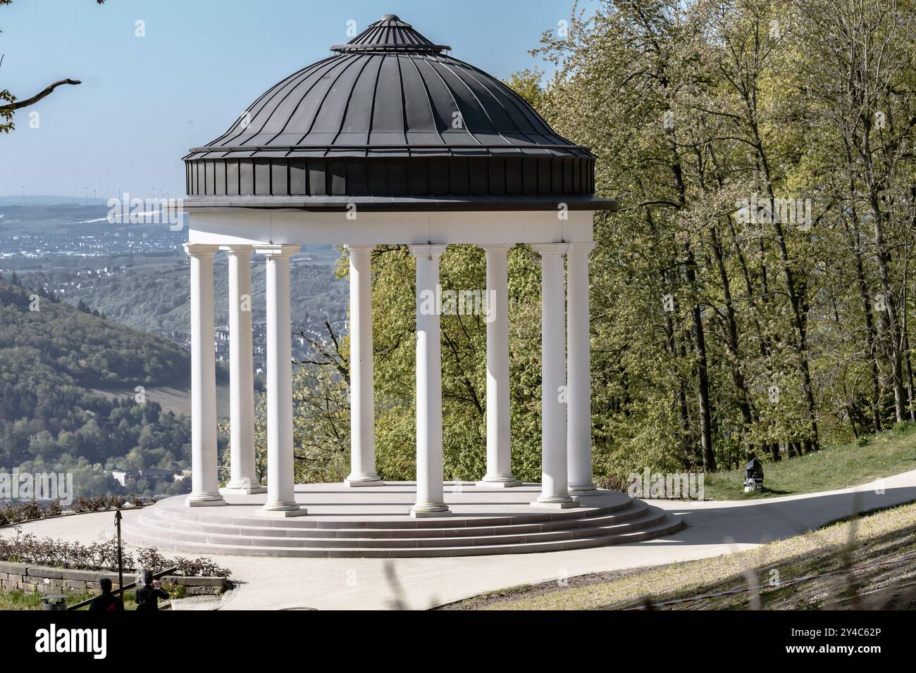 Ruedesheim, Niederwald Temple Stock Photo - Alamy