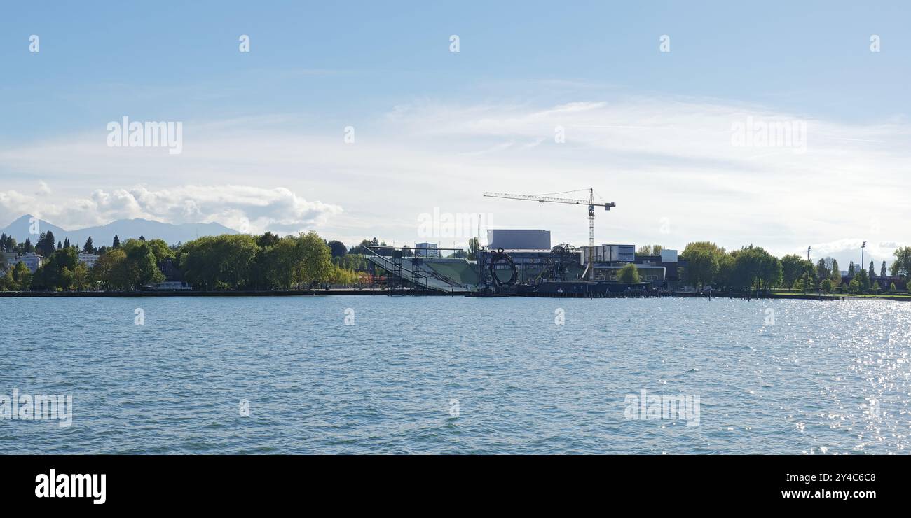View from the ship to the lake stage of the Stock Photo - Alamy