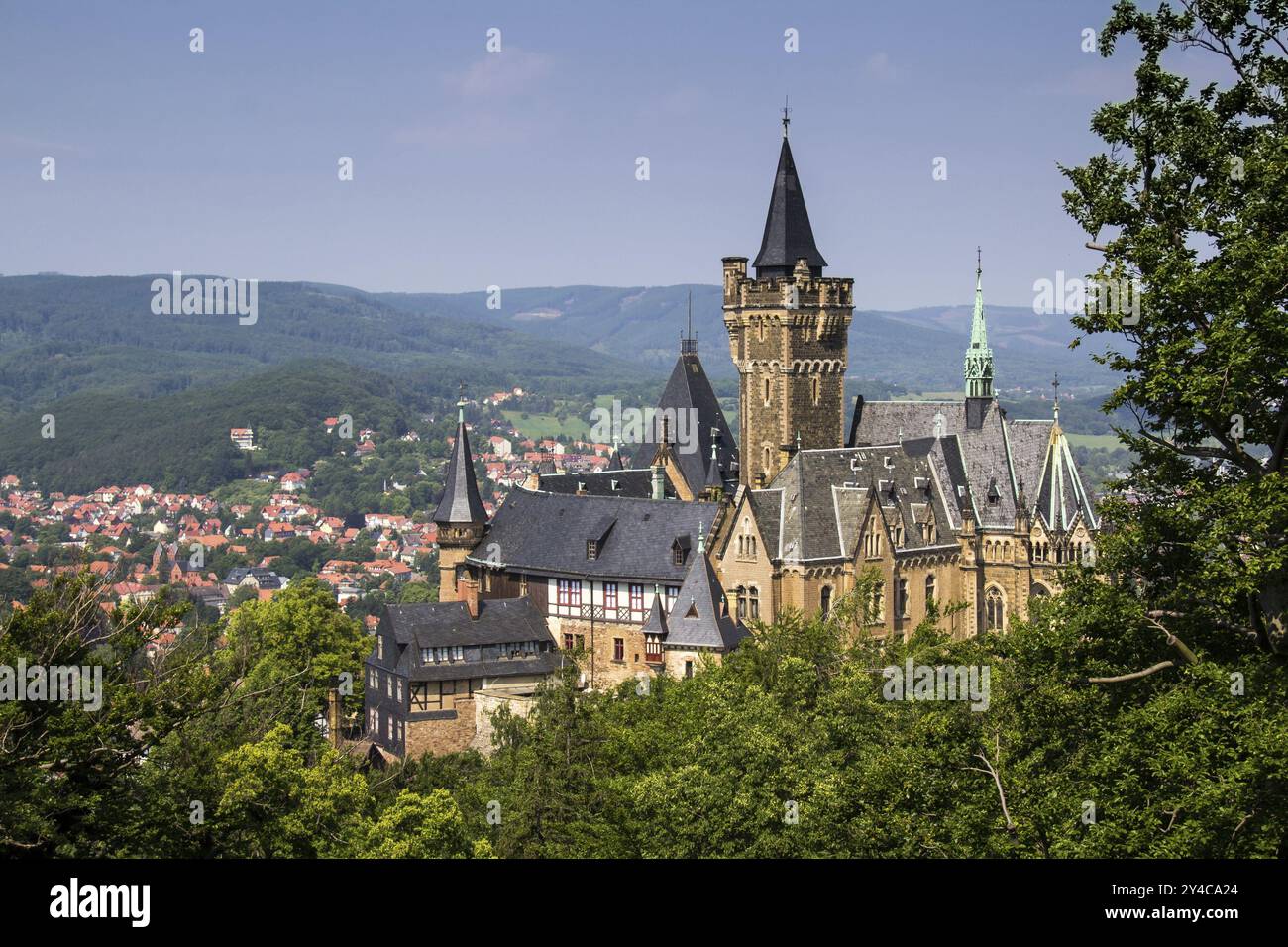 Schloss wernigerode historic castle hi-res stock photography and images ...