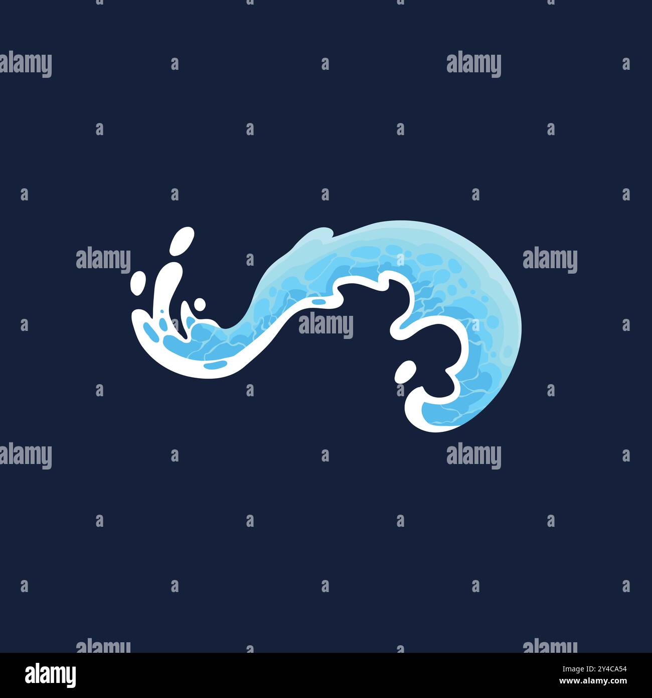 Aqua water splash. Liquid water drop, blue transparent splashes, water ...