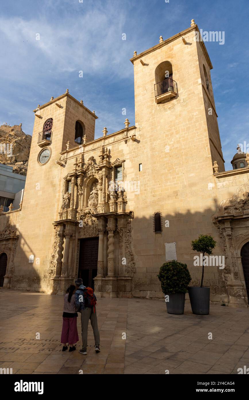 Saint Nicholas of Bari cathedral in Alicante, Spain Stock Photo - Alamy