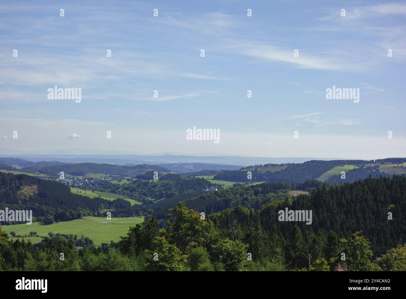 Hilly landscape with lots of greenery hi-res stock photography and ...
