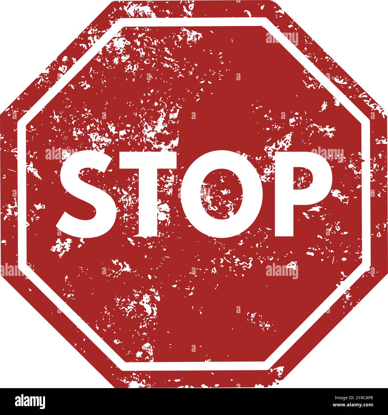 Stop sign - vector illustration Stock Vector Image & Art - Alamy