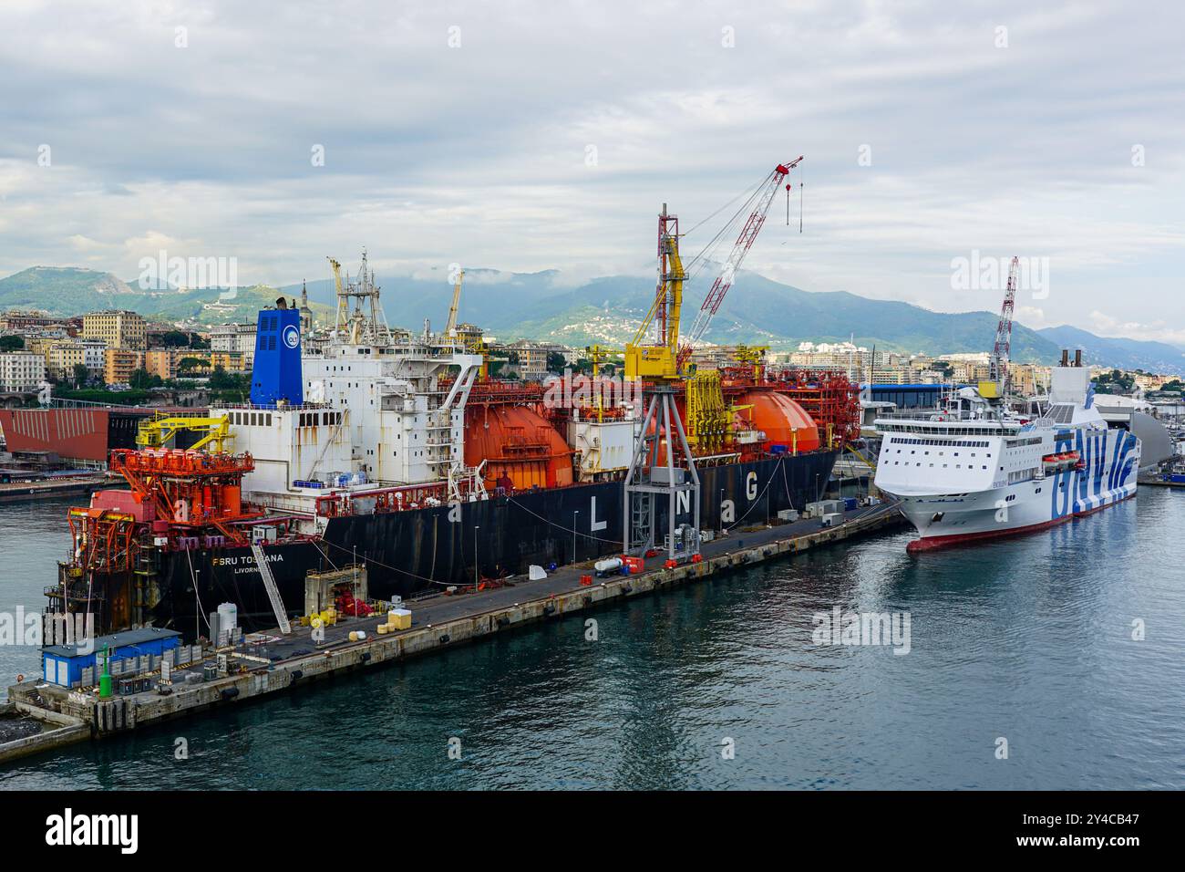 Italy gas storage reservoir hi-res stock photography and images - Alamy