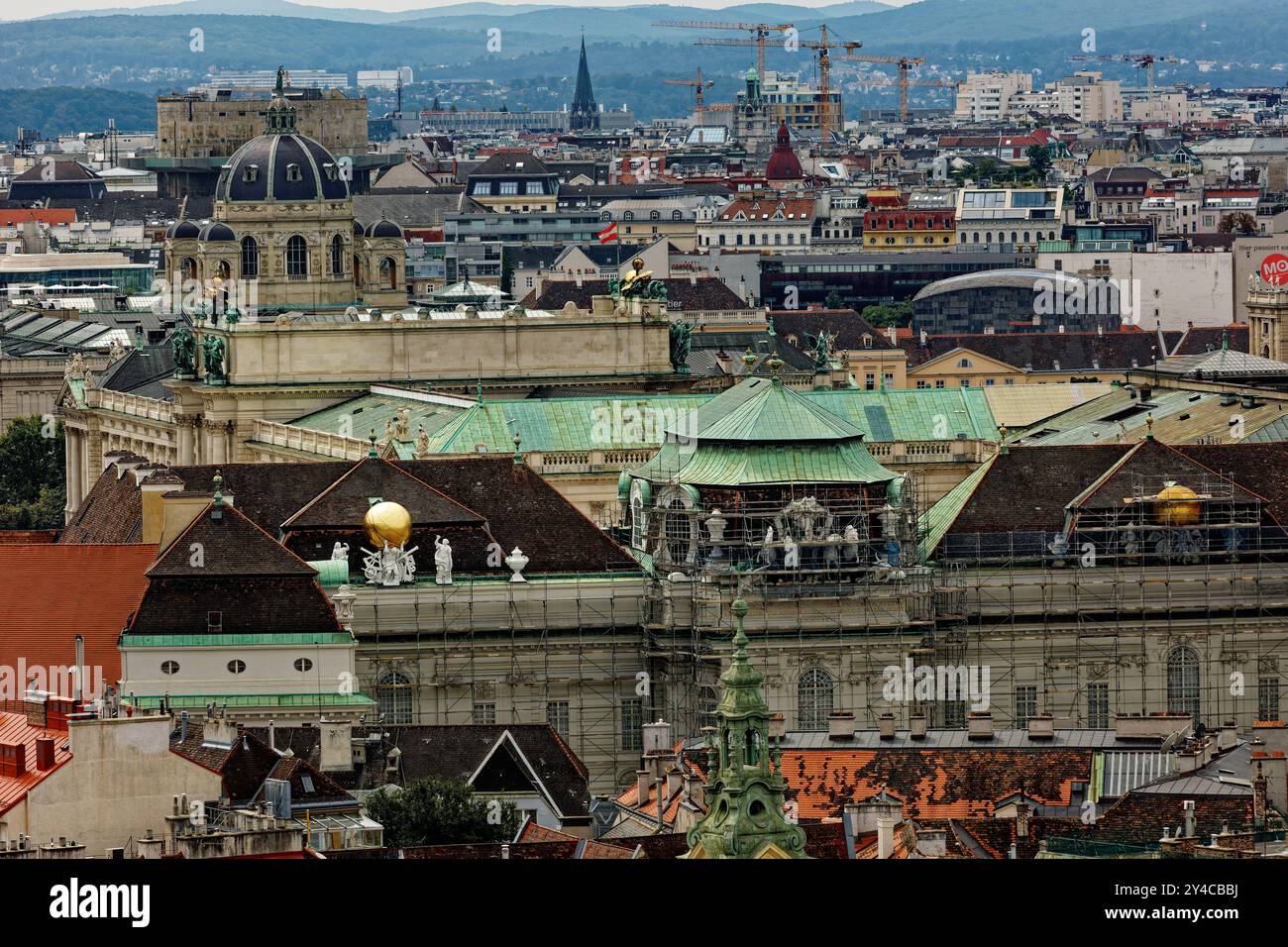 Vienna Austria capital in Europe EU crossed by the Danube river. the ...