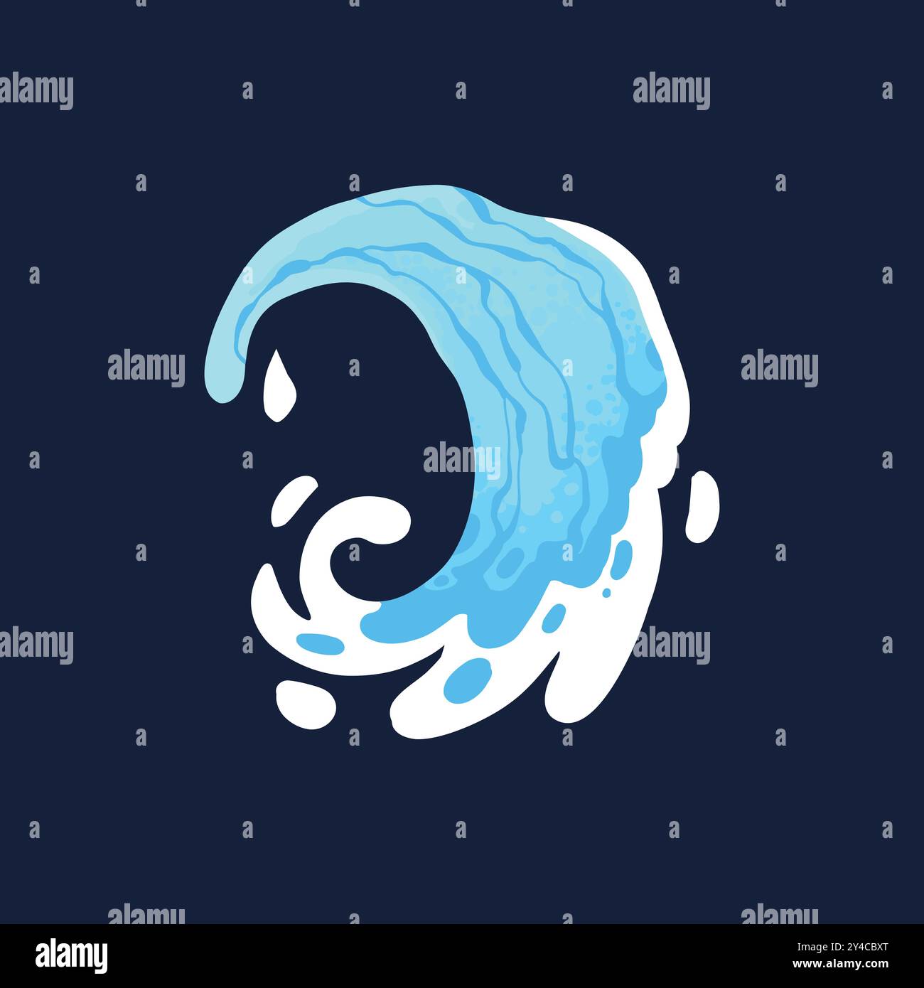 Aqua water splash. Liquid water drop, blue transparent splashes, water ...