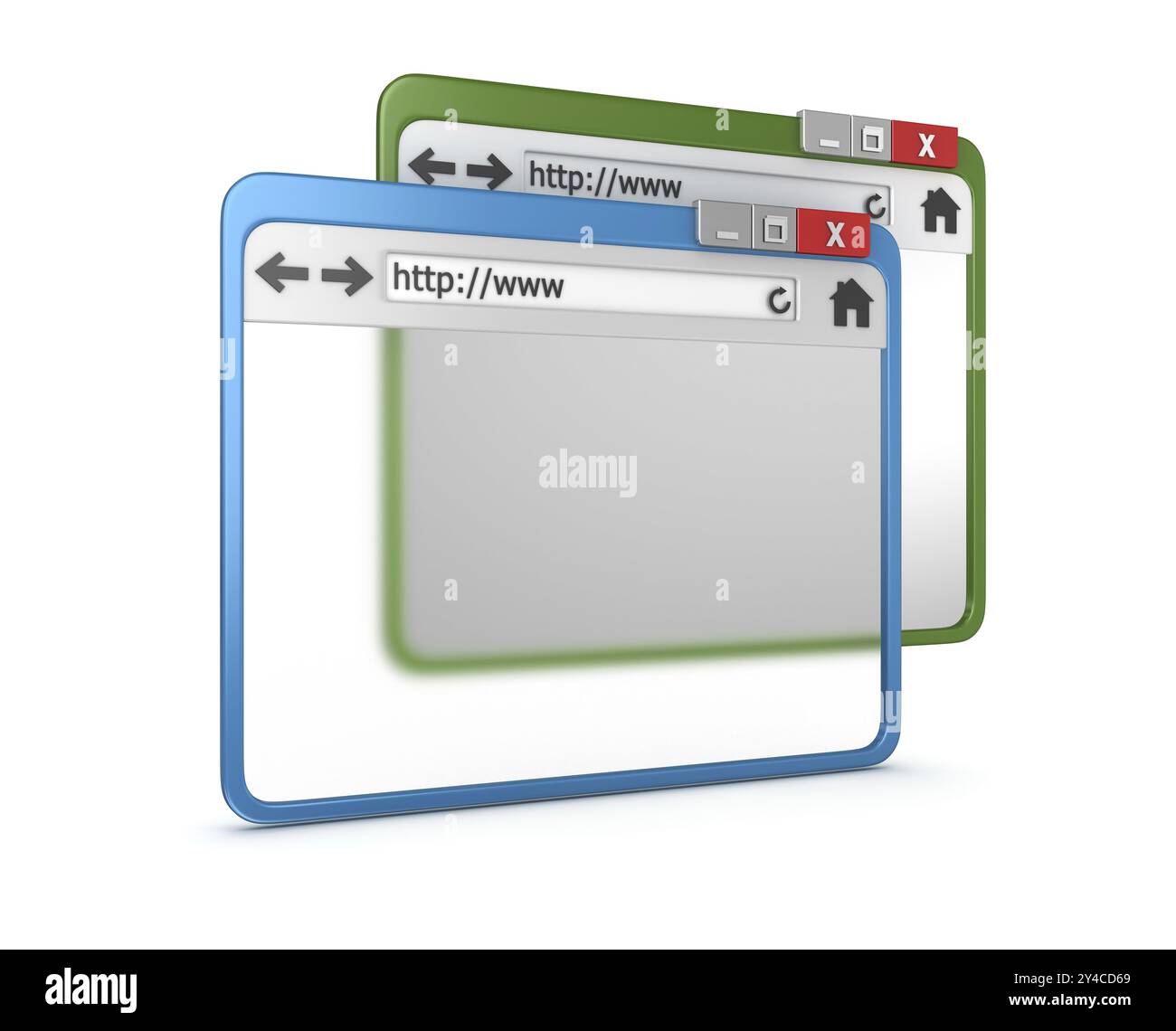 3d Browser, This is a computer generated and 3d rendered picture Stock ...