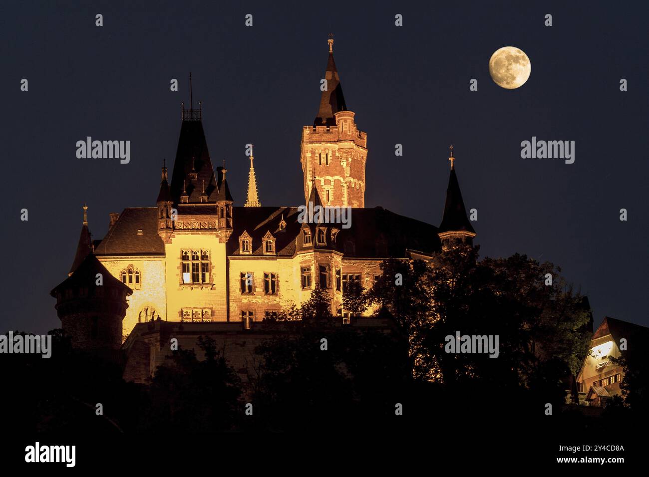 Schloss wernigerode historic castle hi-res stock photography and images ...