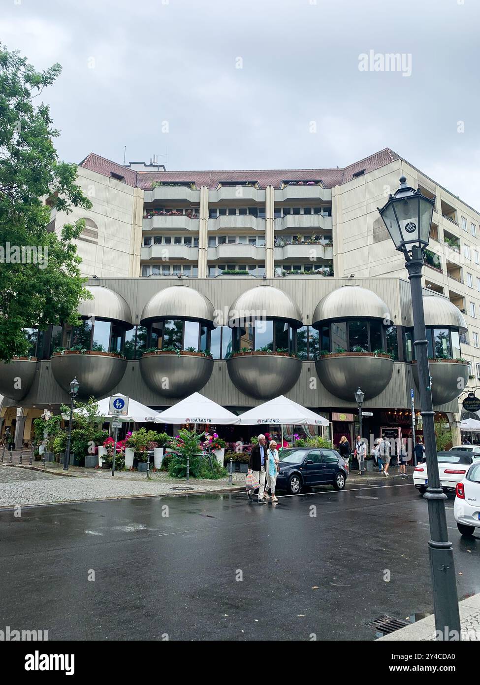 Unusual architectural buildings in Berlin city center, Germany Stock ...