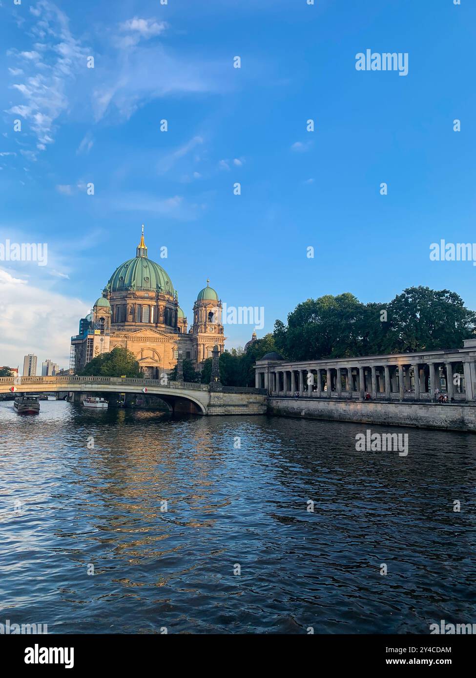 Berlin Cathedral and Spree river panoramic view Stock Photo - Alamy