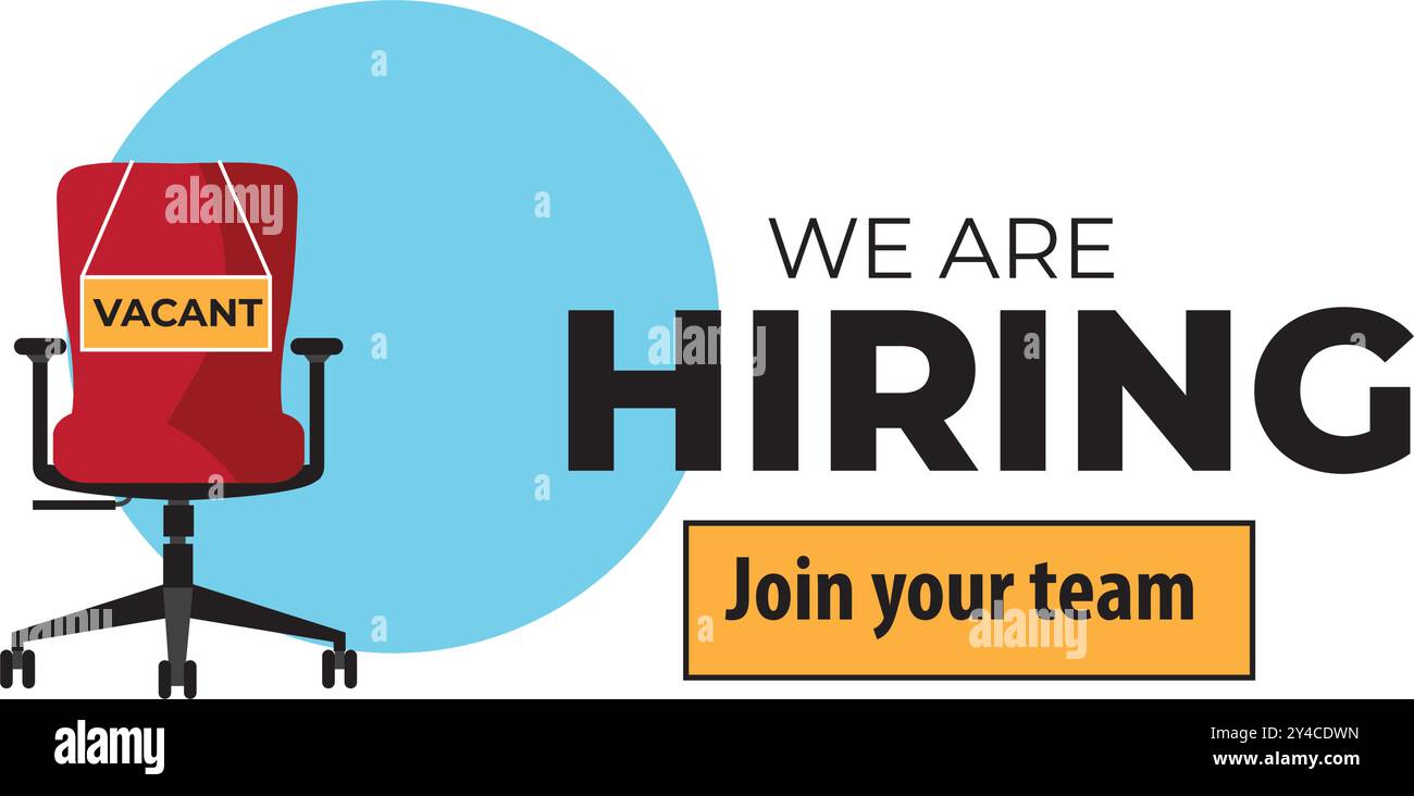 Vacancy concept vector office Stock Vector Images - Alamy