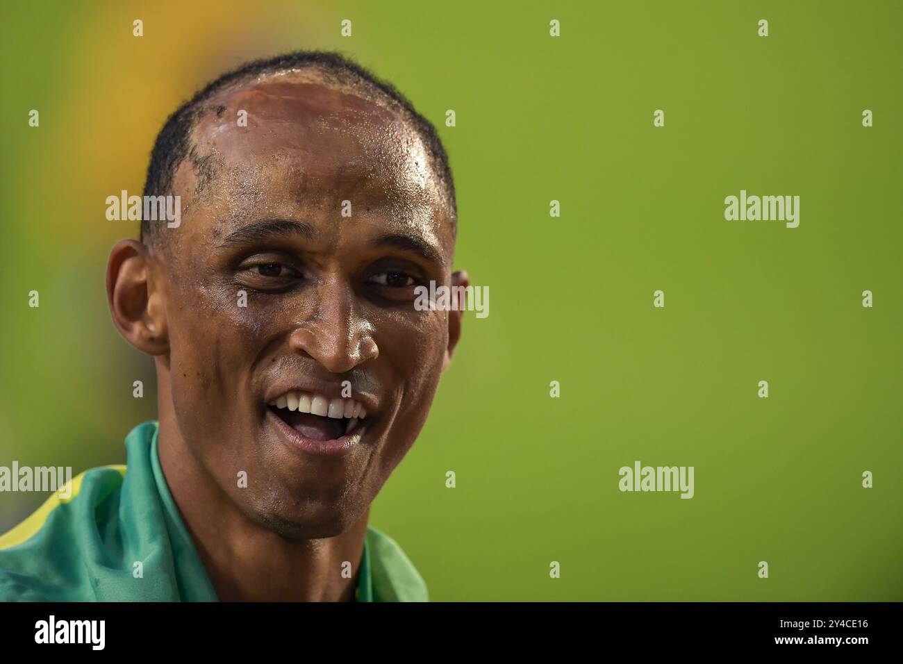 Alison dos Santos of Brazil competing 400m hurdles at the Memorial Van ...