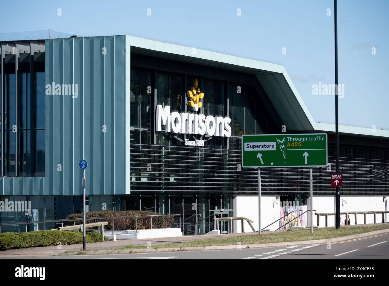 Morrisons supermarket, Leamington Spa, Warwickshire, UK Stock Photo - Alamy