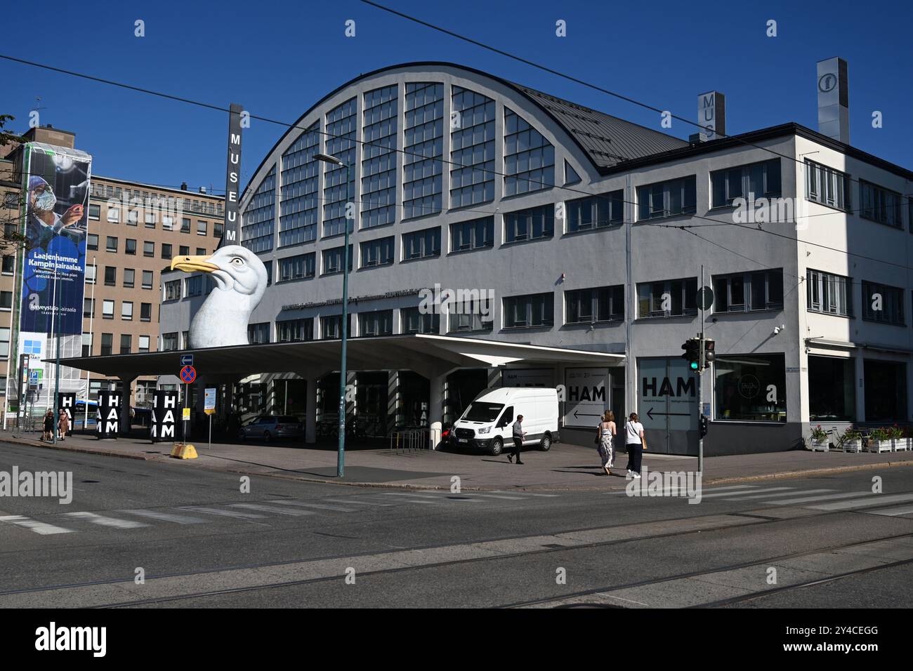Helsinki, Finland - July 25, 2024: Helsinki Art Museum (HAM Helsingin ...