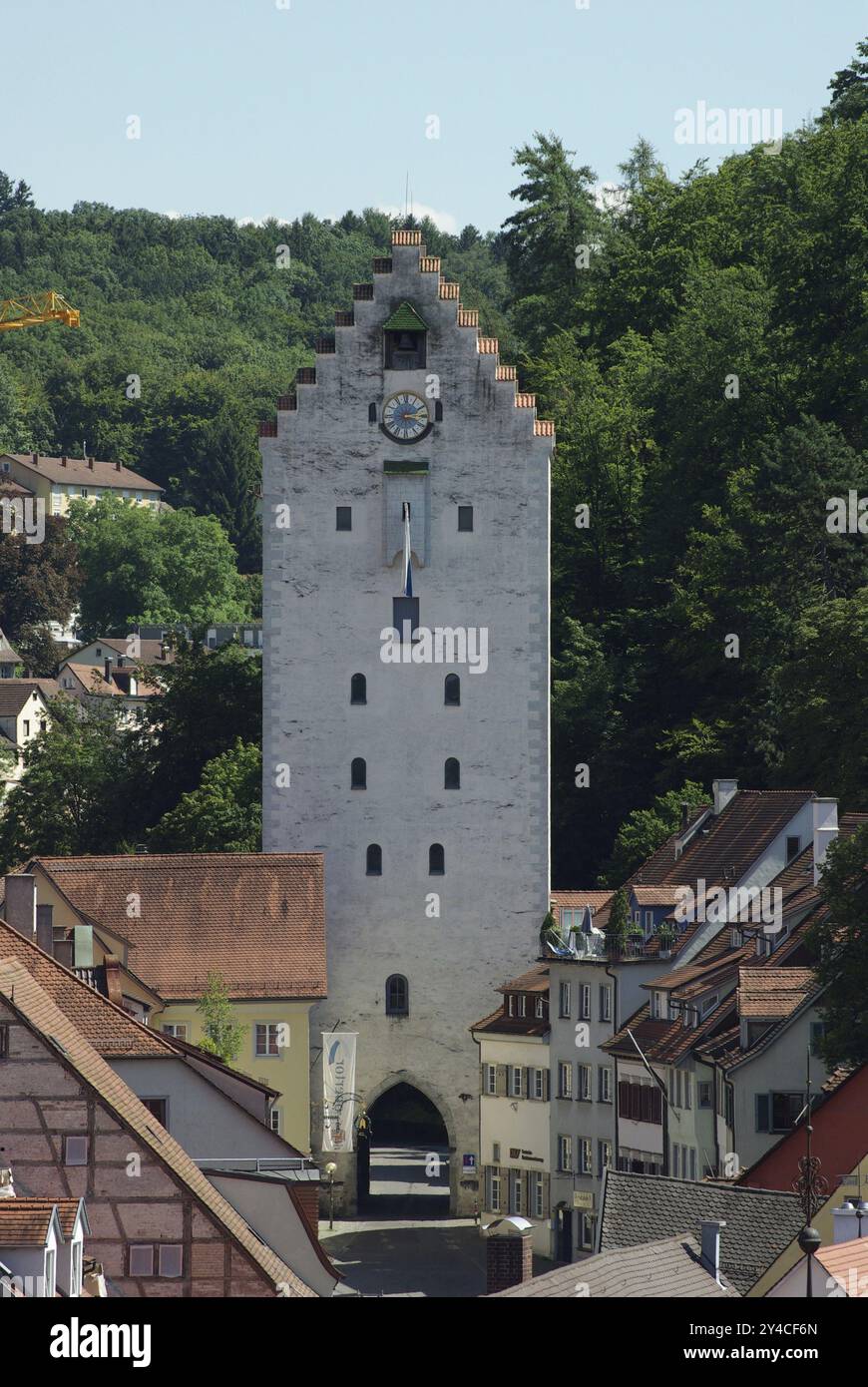 The Obertor is probably the oldest town gate in Ravensburg and was ...