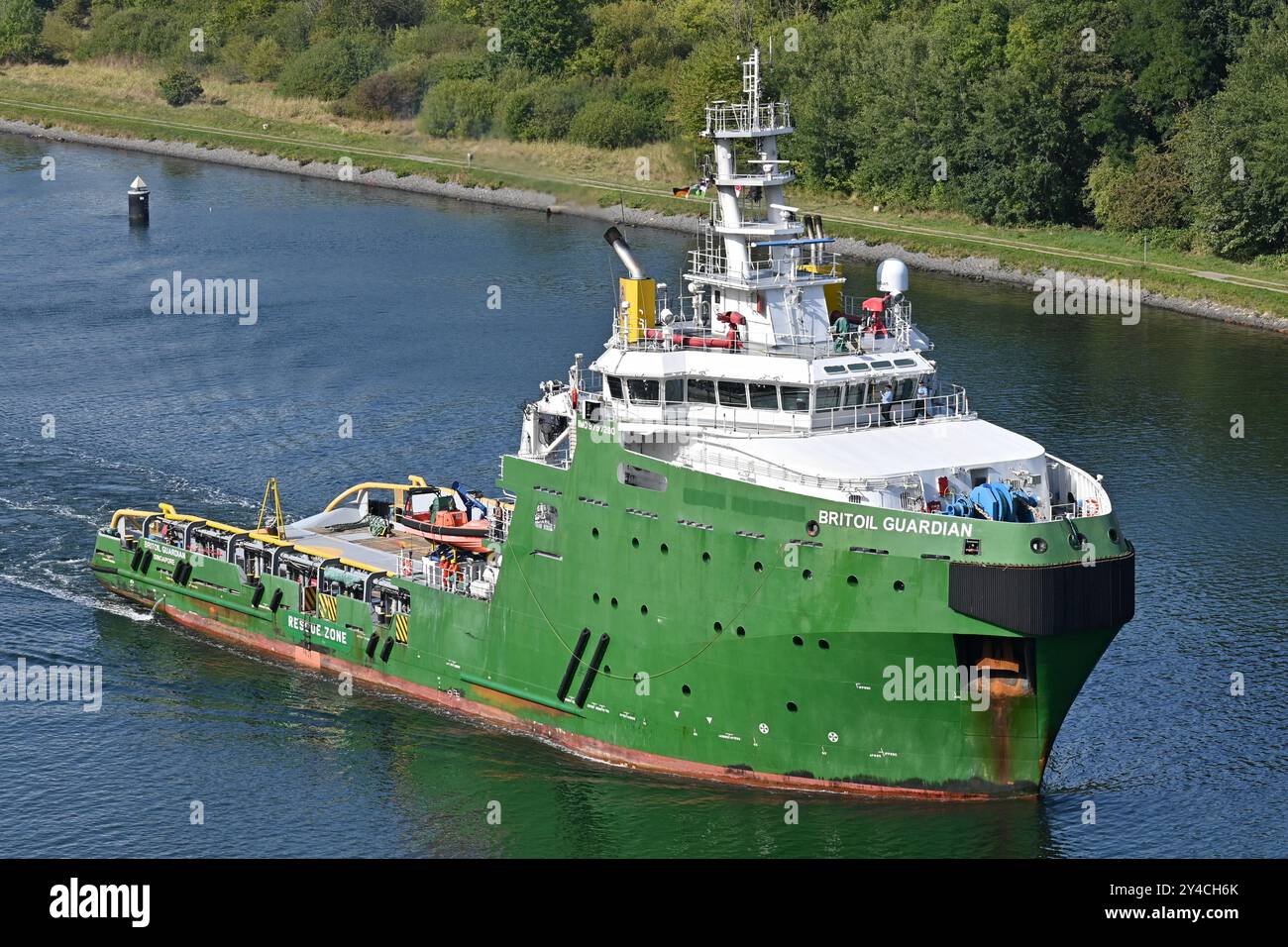 German Navy's new Offshore Tug. Passing the Kiel Canal still named ...