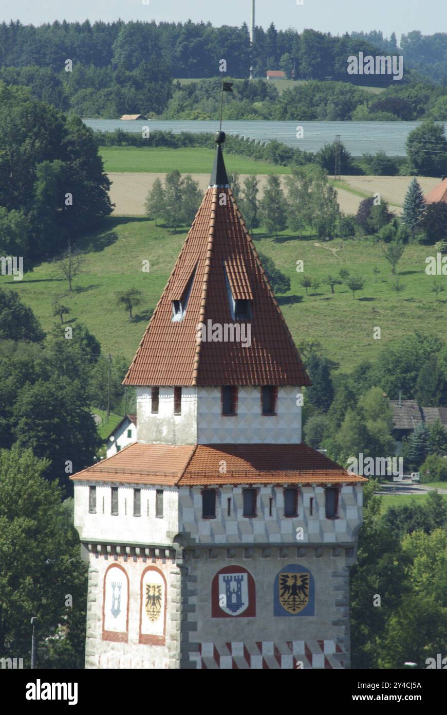 The painted tower, which dates back to the 15th century, is named after ...