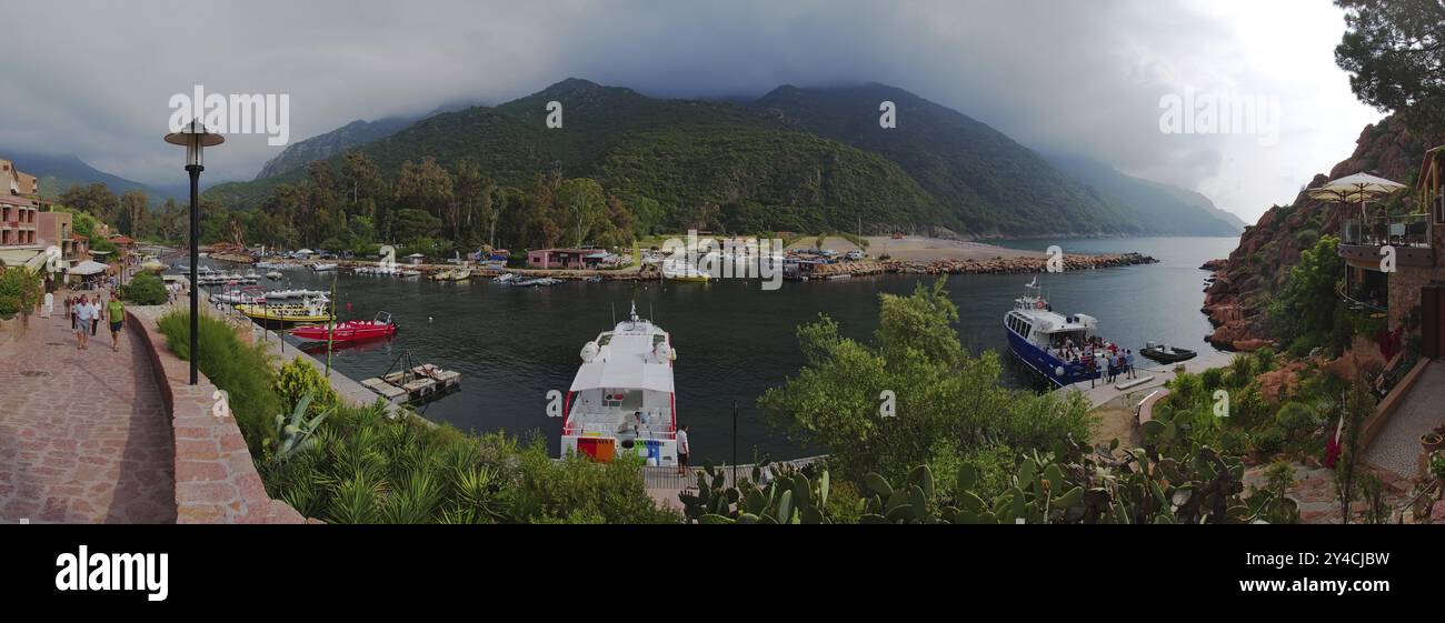 Harbor porto corsica france hi-res stock photography and images - Alamy