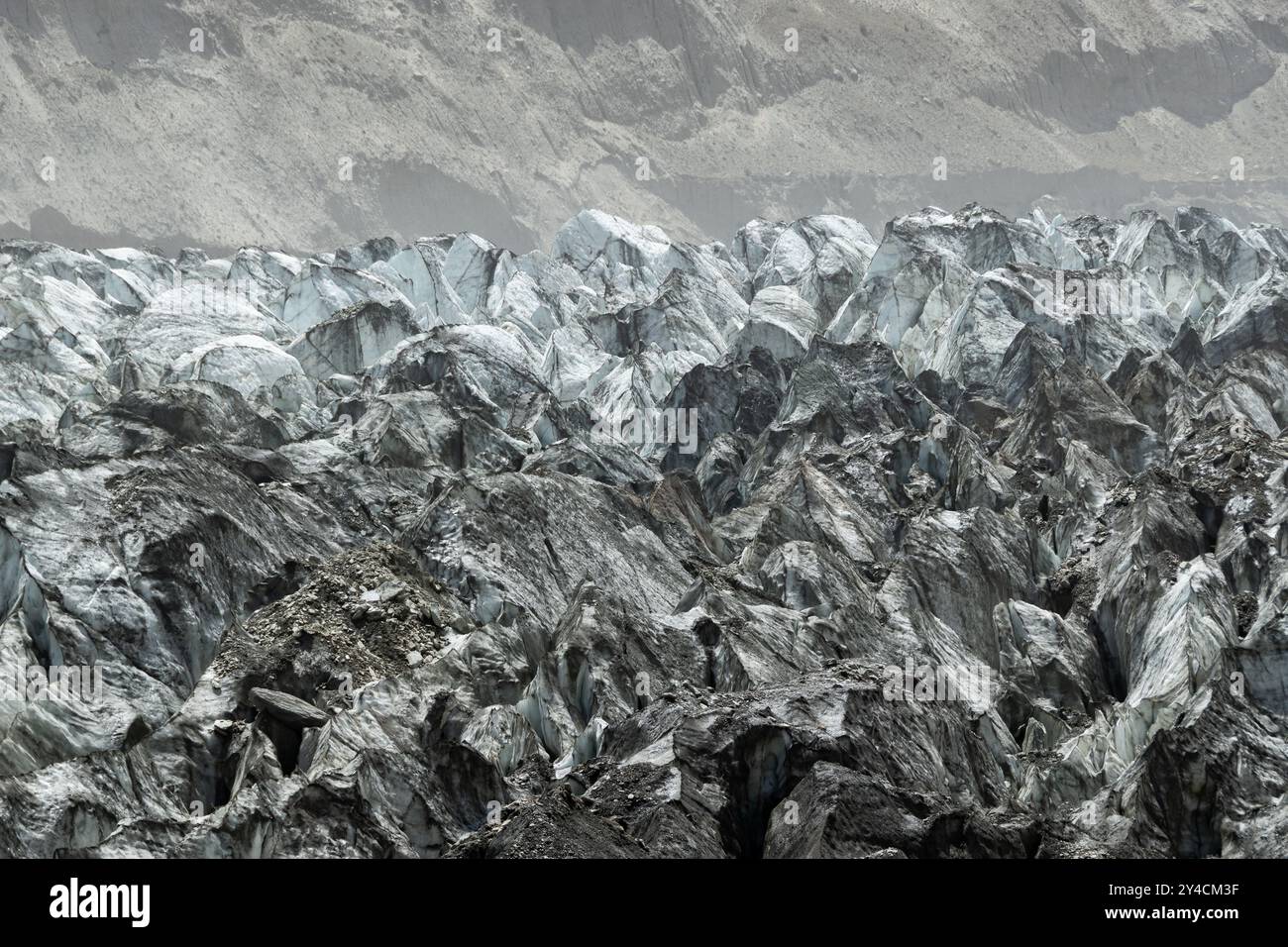Hopar glacier, Pakistan Stock Photo - Alamy