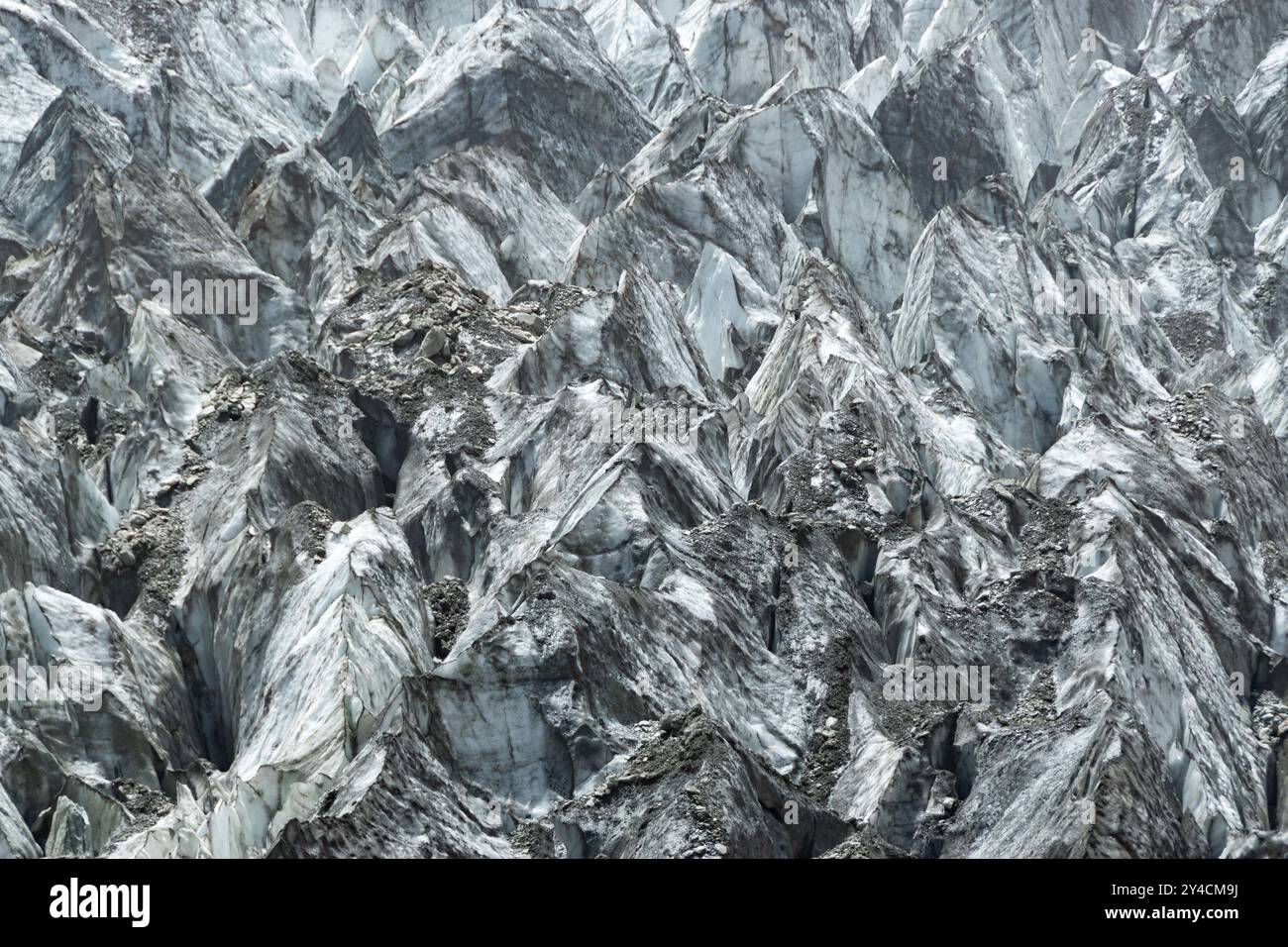 Hopar glacier, Pakistan Stock Photo - Alamy