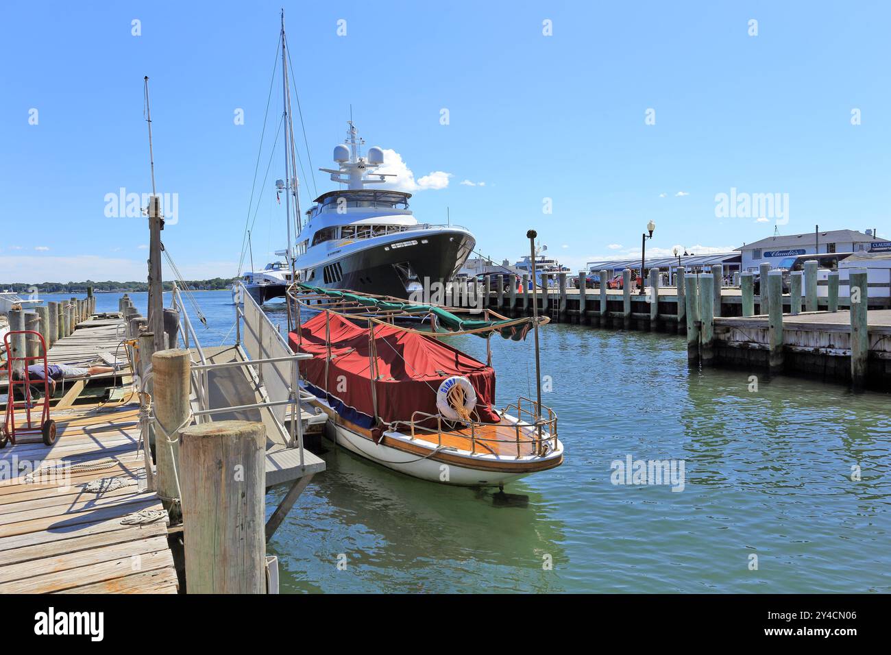 Greenport harbor north fork of eastern Long Island NY Stock Photo - Alamy