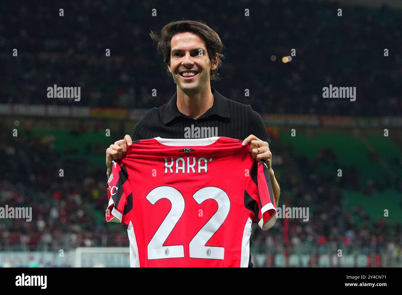 Milano, Italia. 17th Sep, 2024. Kaka before the Uefa Champions League ...